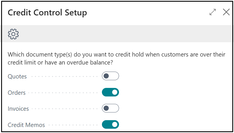 Clever Dynamics - Credit Control - Assisted Setup